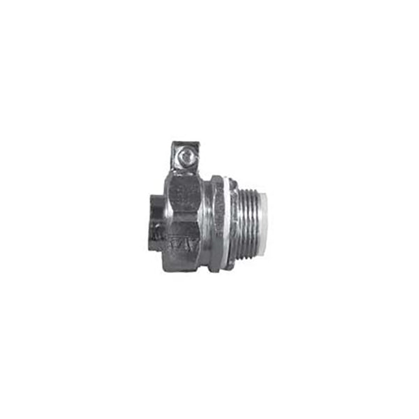 Liquid tight connector with external grounding pad - Mako Internacional